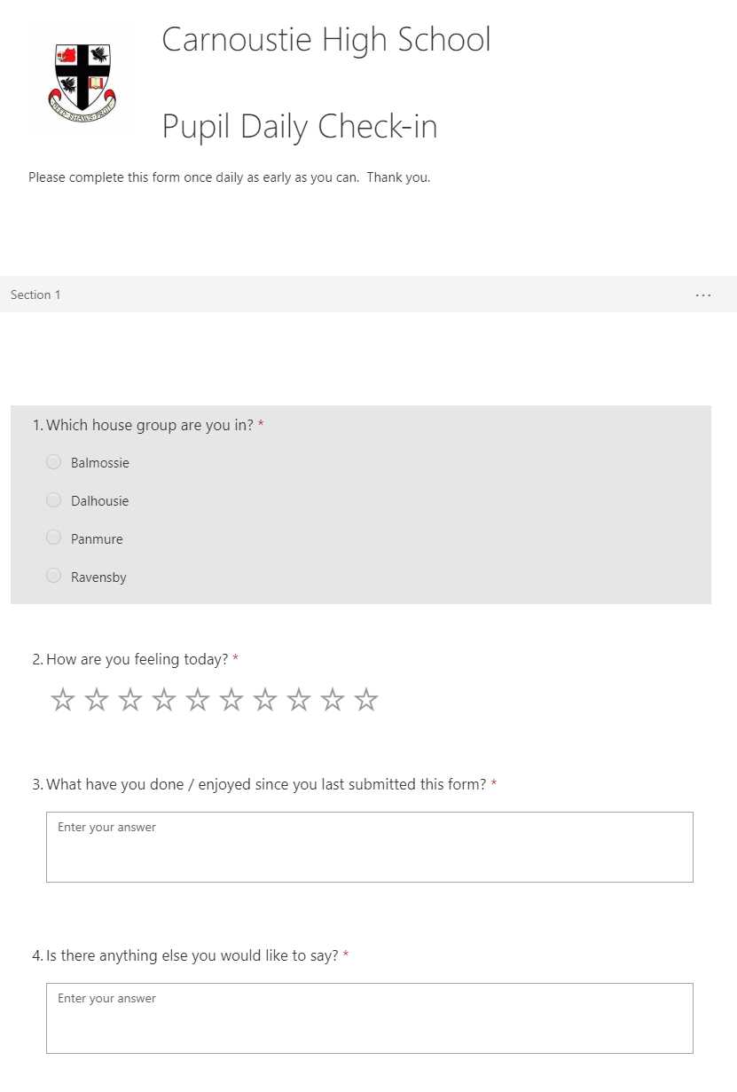 Using Power automate for pupil check-in | Mr Bailey Digital Learning
