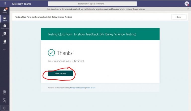 Microsoft Forms and feedback. | Mr Bailey Digital Learning