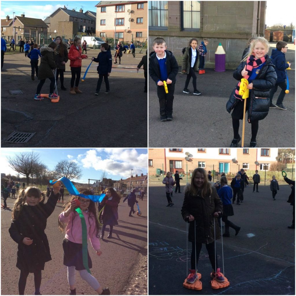 Playground collage | Southesk Primary School