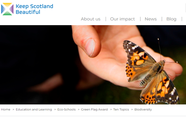 Biodiversity Live Lesson with Eco-Schools Scotland – Arnage Eco Group