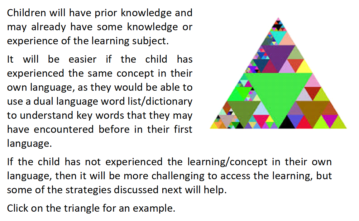 Primary Strategies – Listening and Talking – Prior Knowledge ...