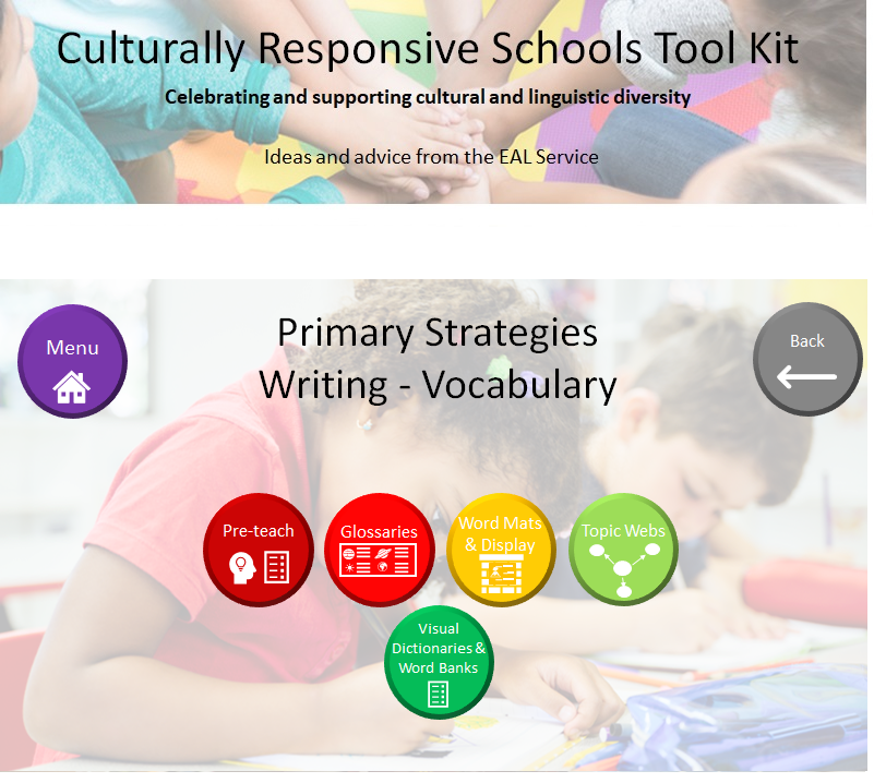 Primary Strategies – Writing – Vocabulary – Aberdeenshire EAL Service