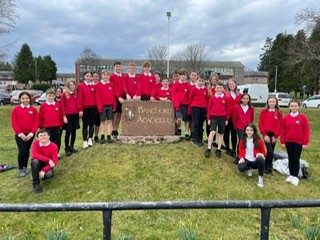 P7 – Visit to Banchory Academy Library – Sharing Our Learning @ HOB