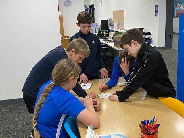 P7 – Visit to Banchory Academy Library – Sharing Our Learning @ HOB