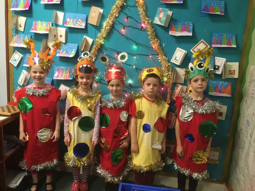 P2 and P3 – Christmas with the Aliens | Sheuchan Primary School