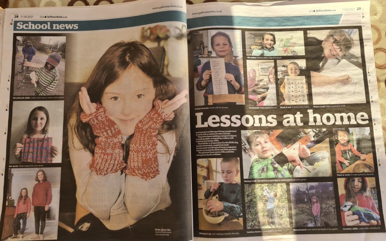 Extra! Extra! Read all about it! | Auchencairn & Borgue Primary School ...