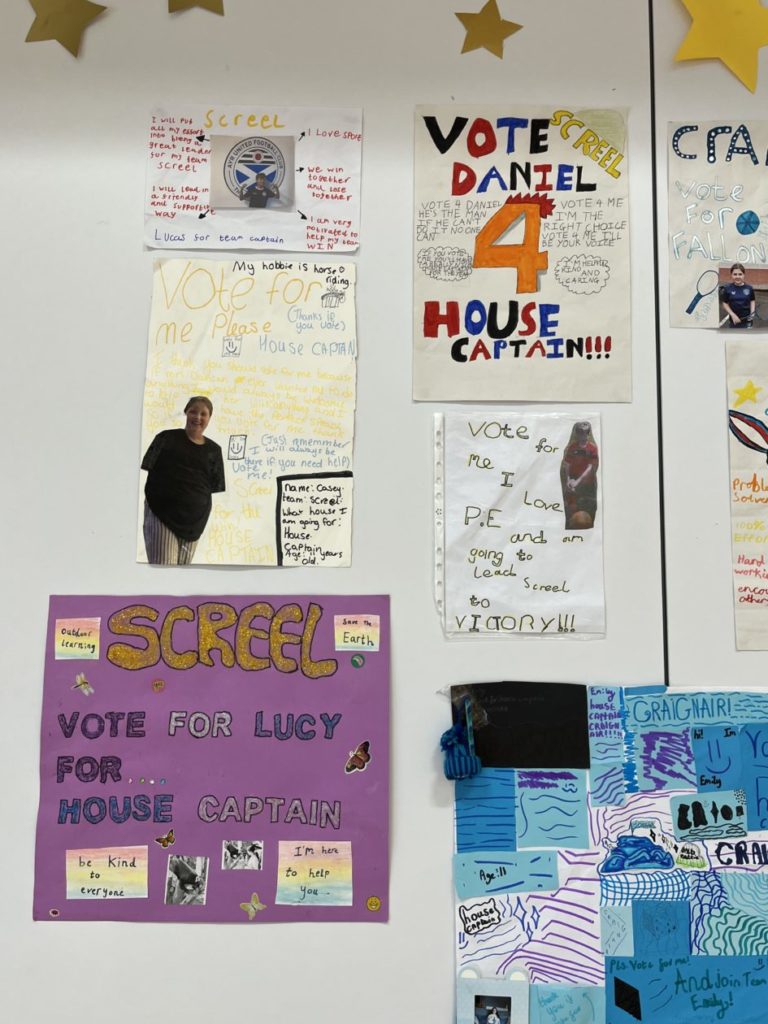 House and Sports Captain Posters | Dalbeattie Primary School