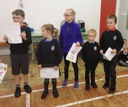 P1-7 Preparing for their Achievement Assembly – Gelston Primary School