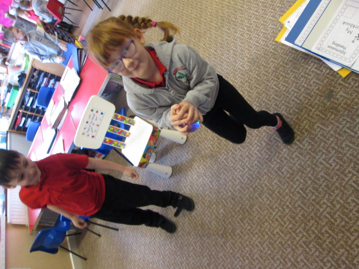 Celebrating Success By Bouncing The New Flashing Ball