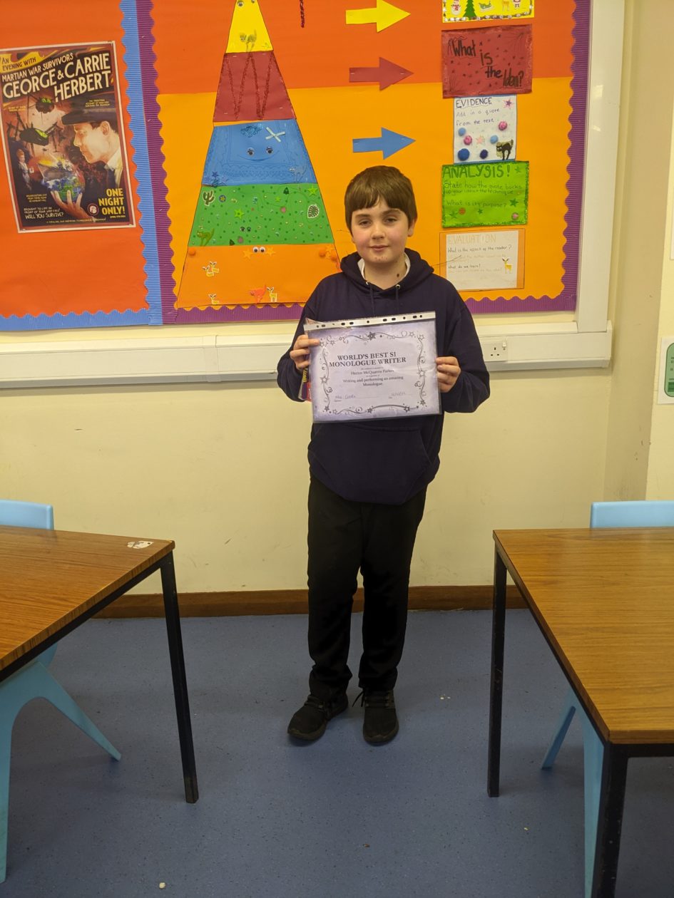 Speech and Monologue Winners! – Sanquhar Academy