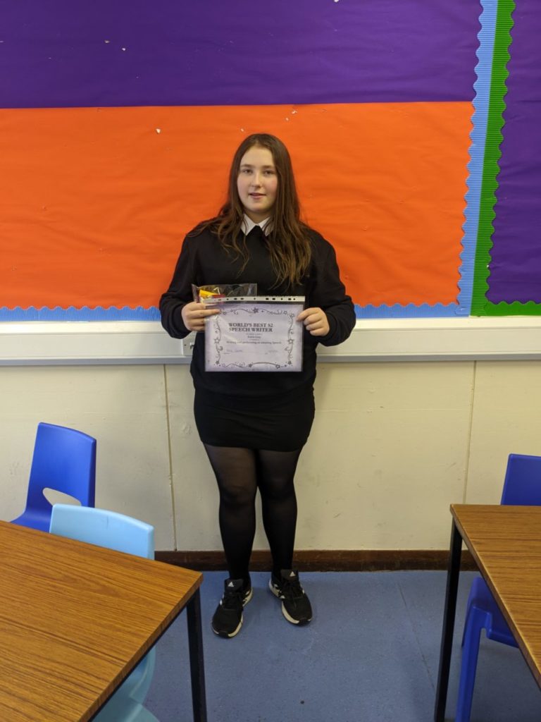 Speech and Monologue Winners! – Sanquhar Academy