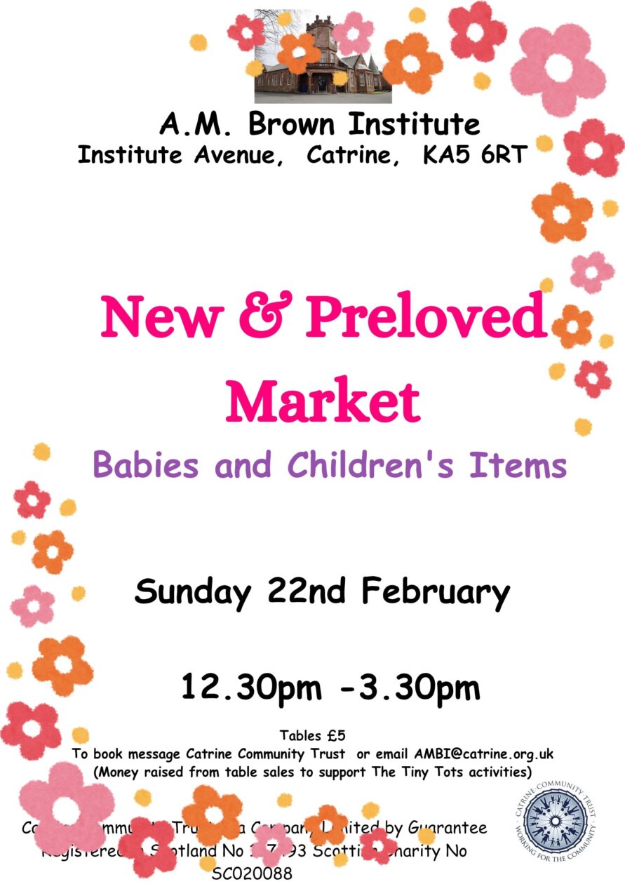 New & Preloved Market | Catrine Primary School
