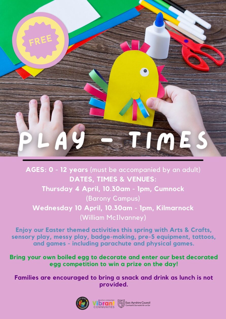 Easter Play Events – Vibrant Communities | Mauchline Primary School ...