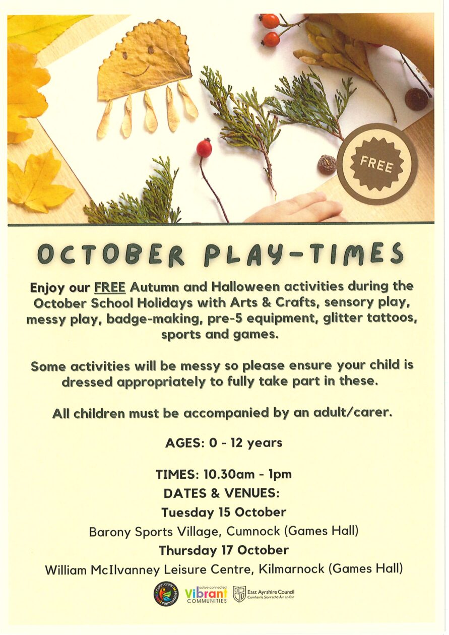 Free October Activities | Mount Carmel Primary School
