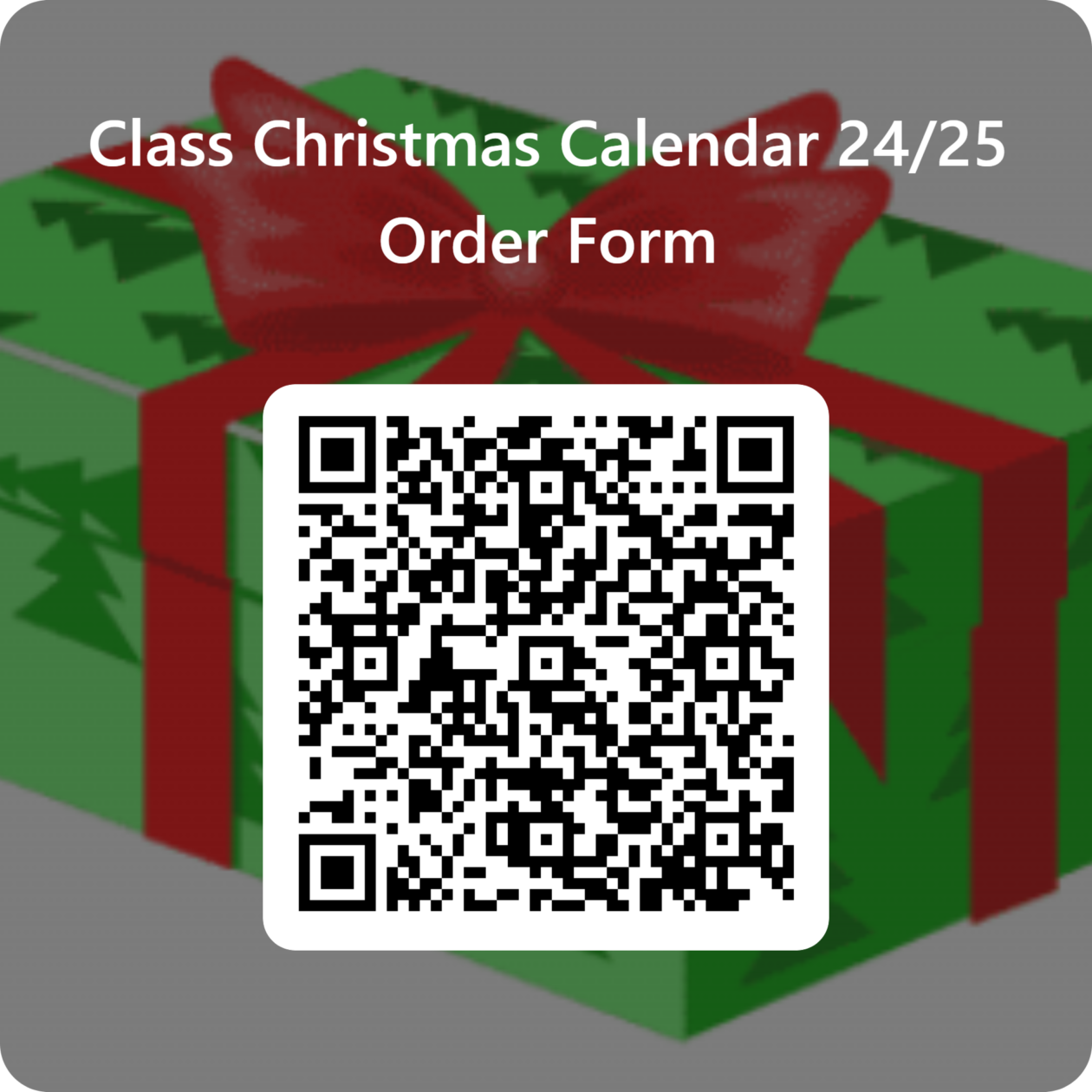Christmas Calendar Order Form🎅 | Mount Carmel Primary School