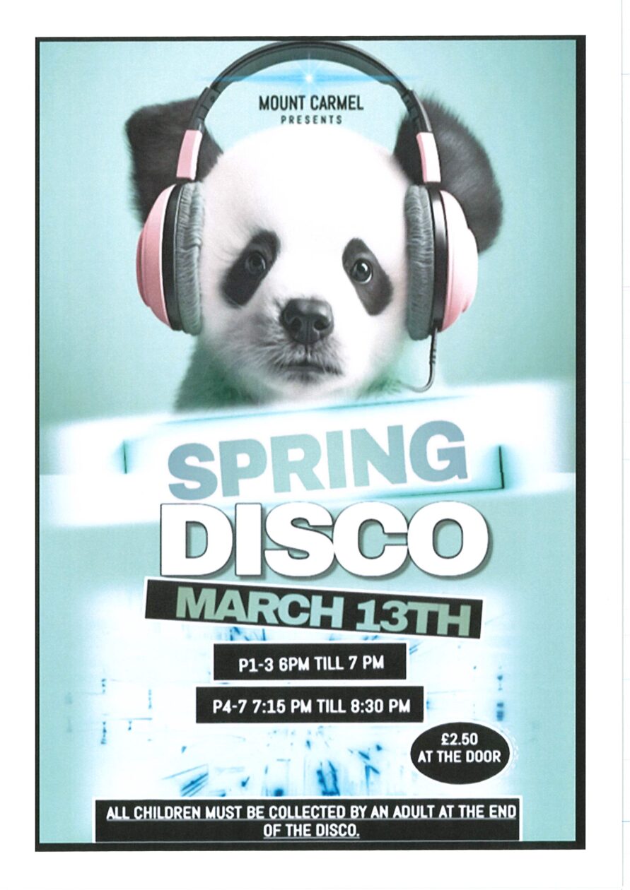 Spring Disco | Mount Carmel Primary School
