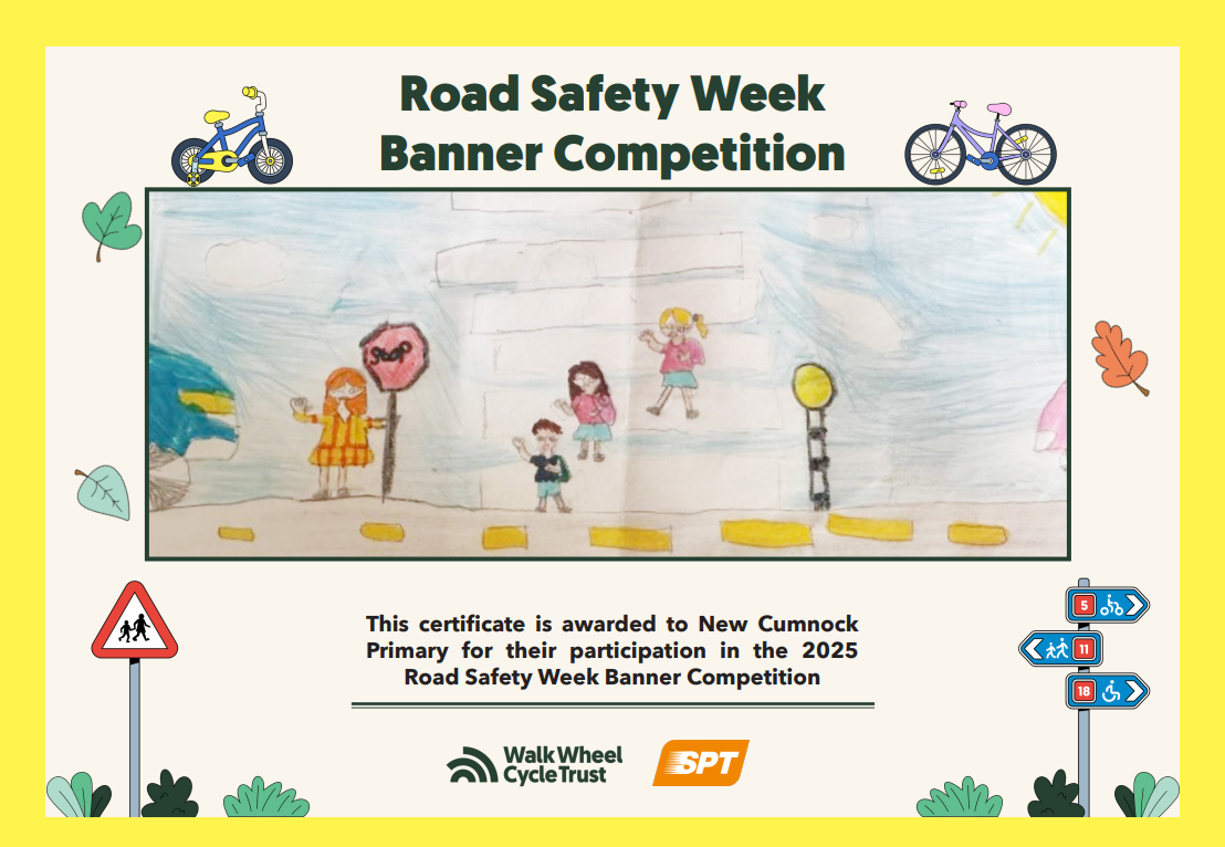 JRSO Road Safety Week Competition | New Cumnock Primary School
