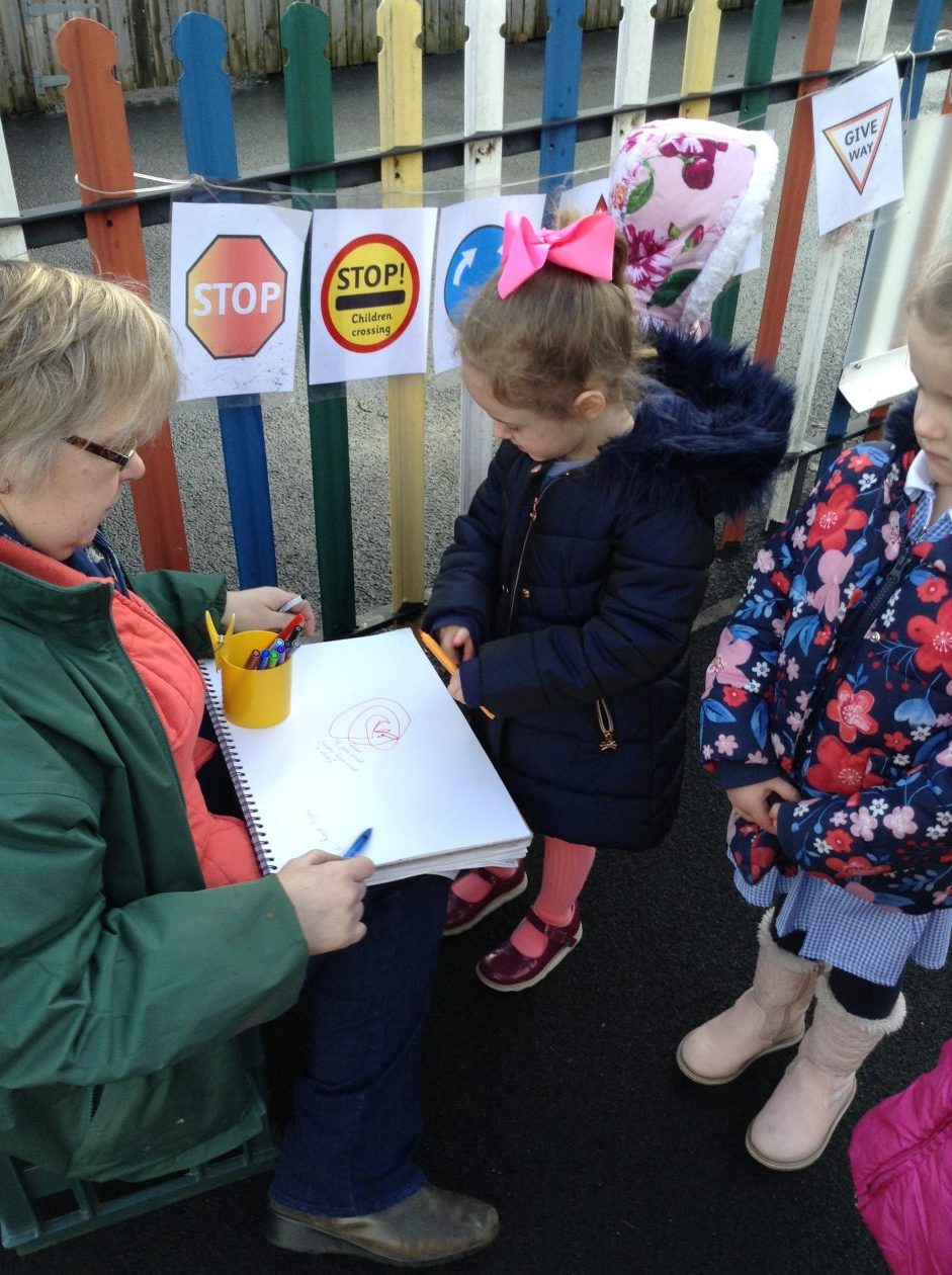 Environmental print — Road signs and being active is healthy. – Catrine ...