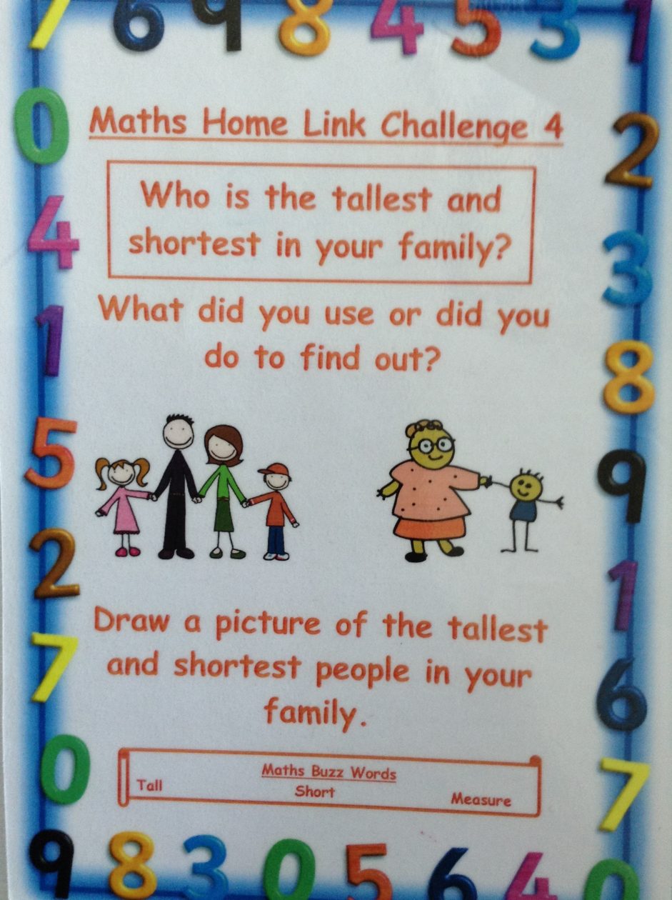 HOME LINK ACTIVITIES – Catrine Early Childhood Centre