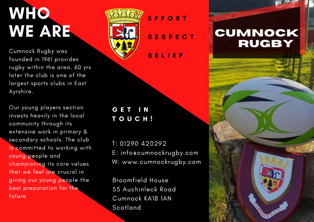 Cumnock Rugby Club | Catrine Primary School