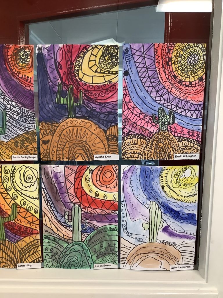 Water Coloured Line Art!