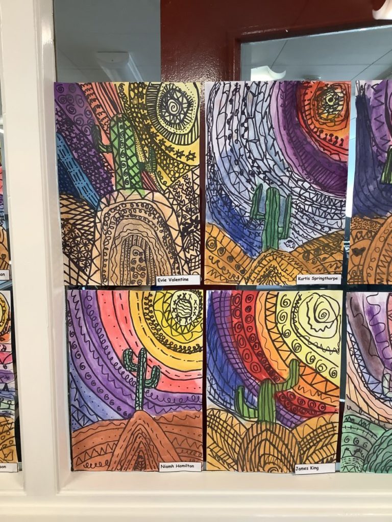 Water Coloured Line Art!