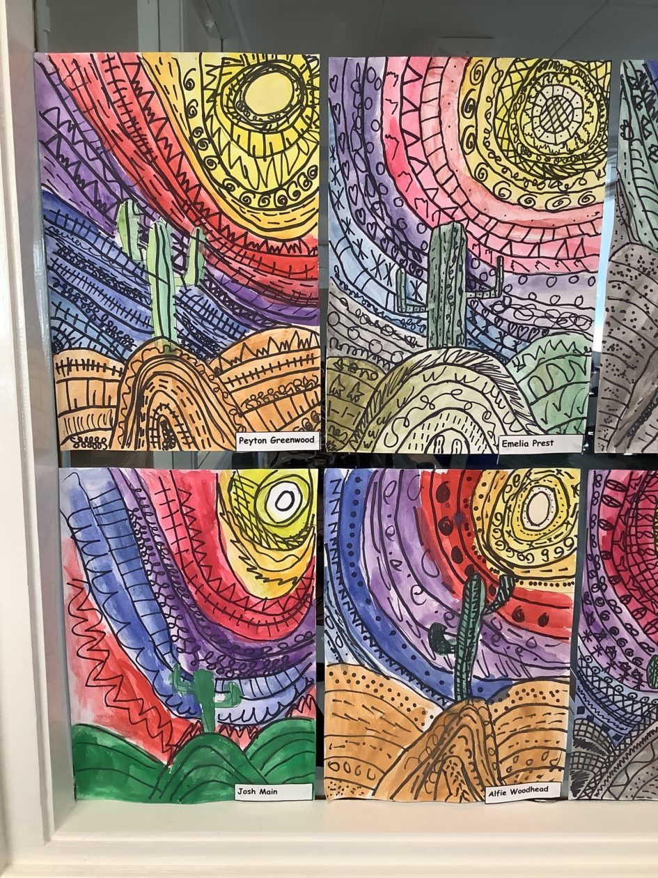 Water Coloured Line Art!