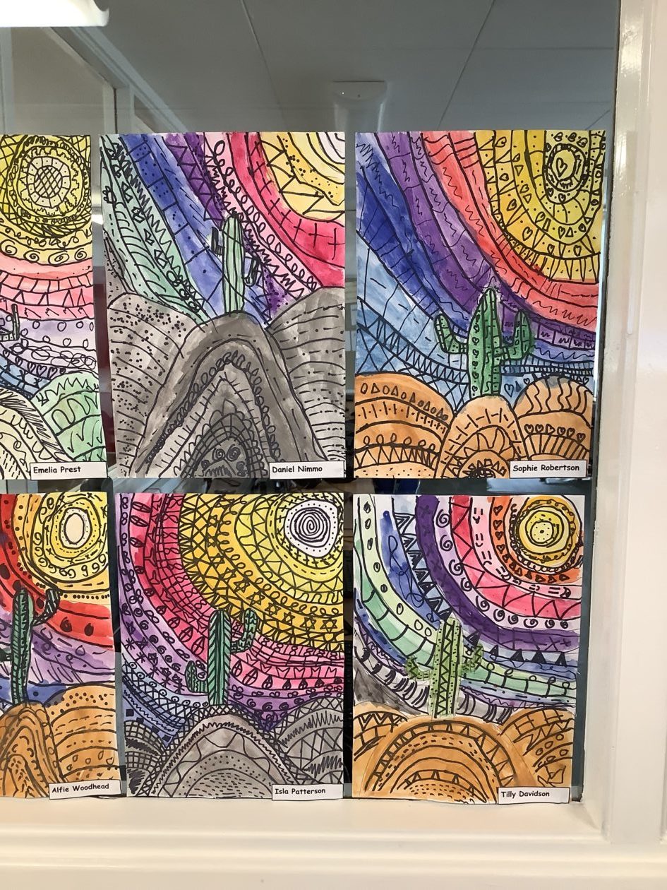 Water Coloured Line Art!