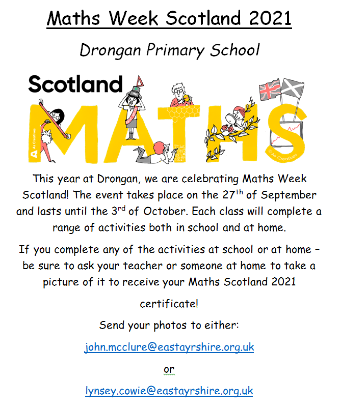 Maths Week Scotland 2021 | Numeracy & Mathematics