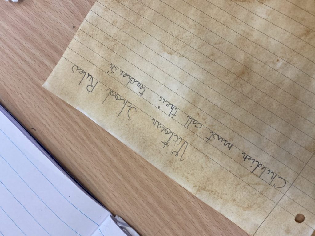 Victorian Handwriting | Dunlop Primary School