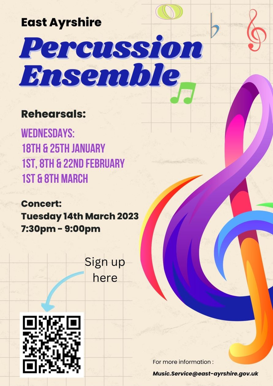 EAC Percussion Ensemble Rehearsal – Stewarton Academy | East Ayrshire ...