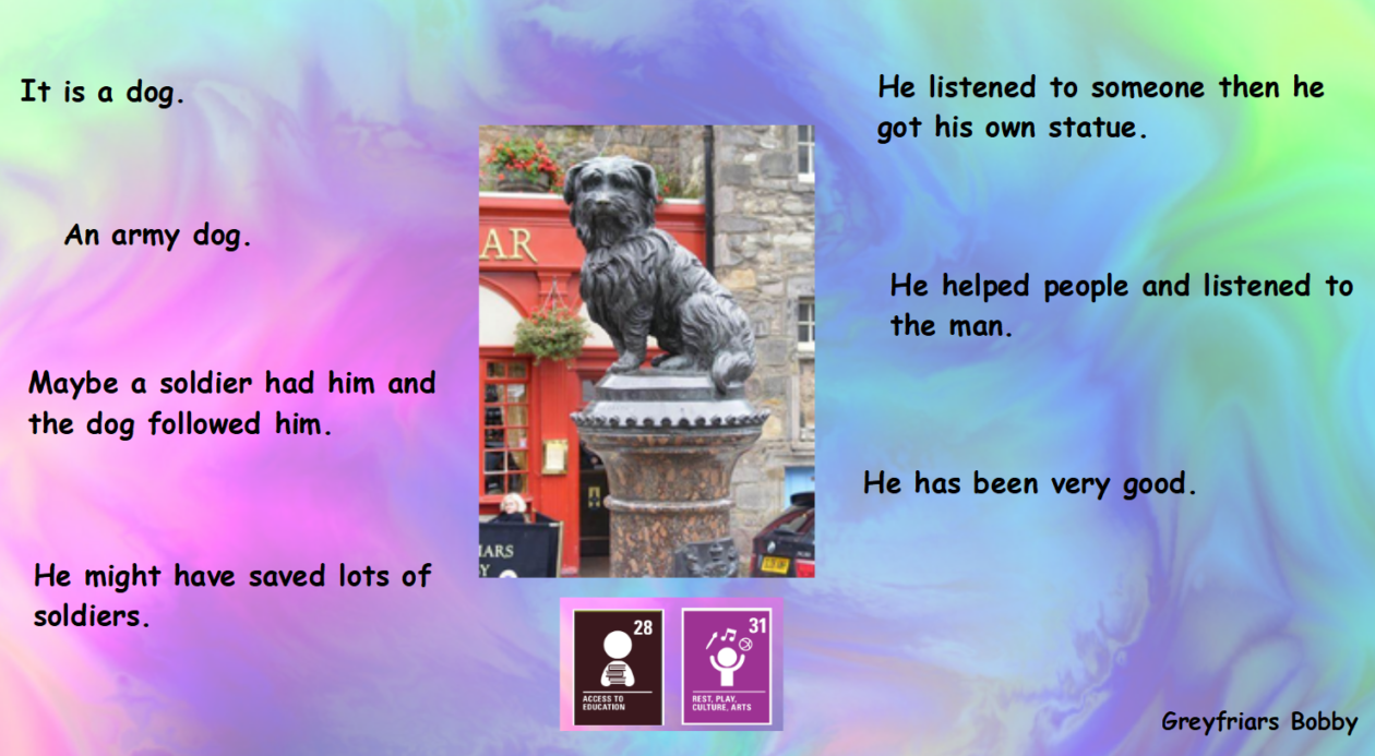 P1 Scottish Statues. | Primary 1_22/23