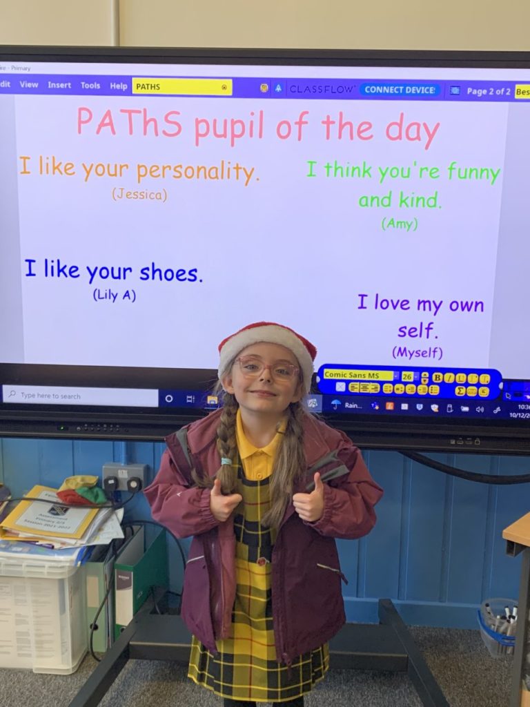 P2/3 – PAThS pupil of the day | Primary 2/3_21/22
