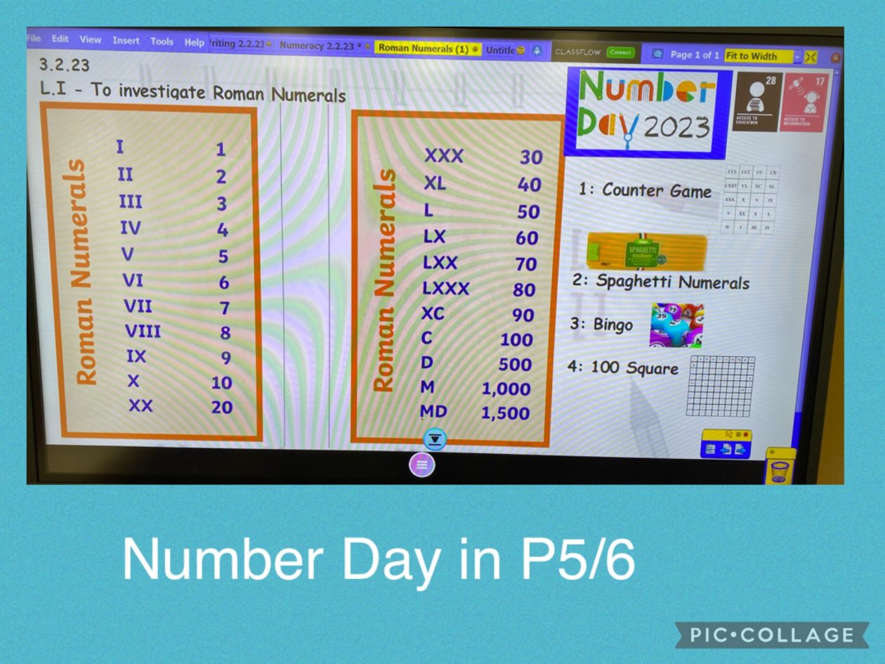P5/6 Number Day | Primary 5/6_22/23