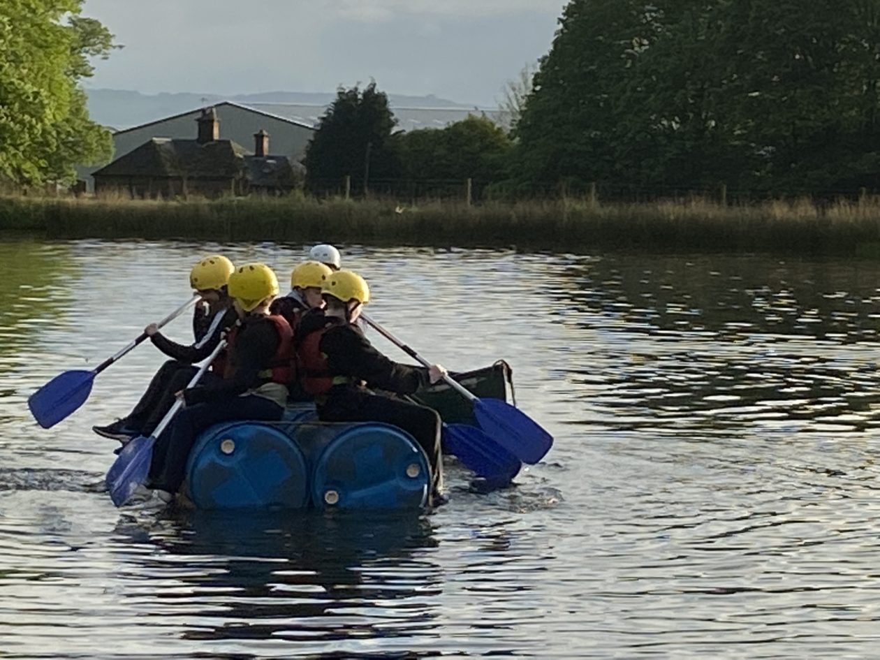 P7 Lockerbie Raft building | Primary 7_21/22