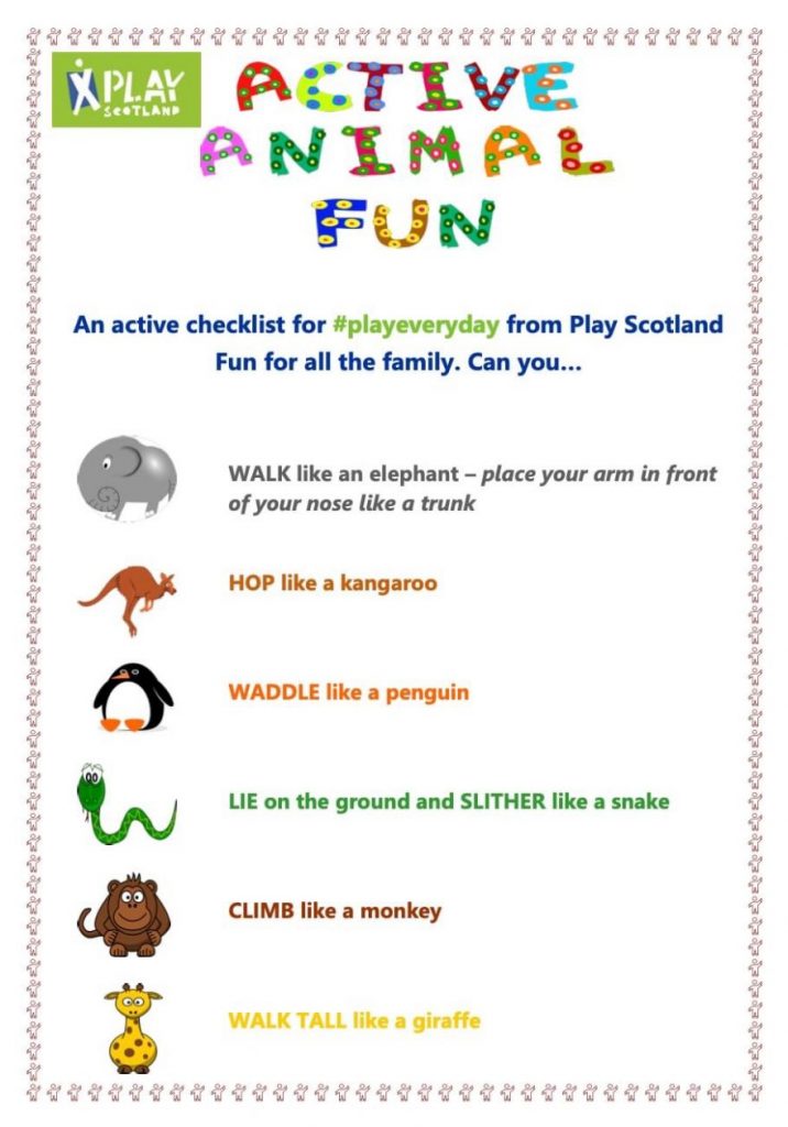 Active Animals 👟🐒🐍🐘🐧 | Hurlford Early Childhood Centre