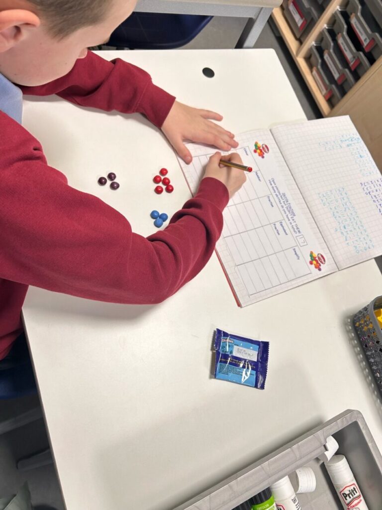 Skittle Fractions – Mrs Boyle P5/6