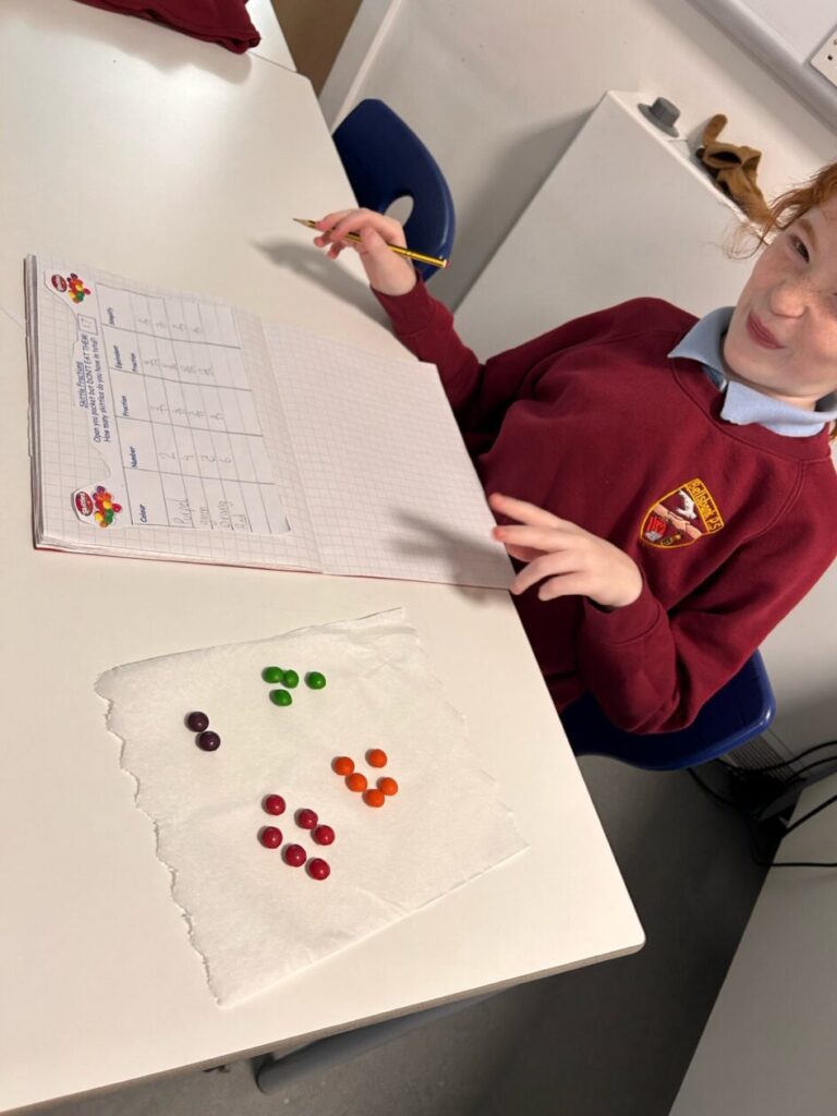 Skittle Fractions – Mrs Boyle P5/6