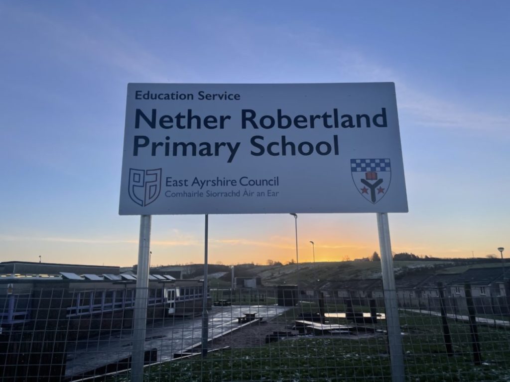 New School Sign – NETHER ROBERTLAND PRIMARY SCHOOL