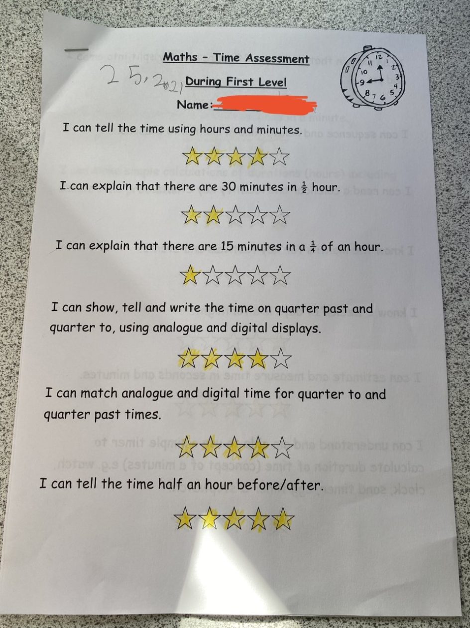 Target Setting Resource – First Level – East Ayrshire Numeracy and ...