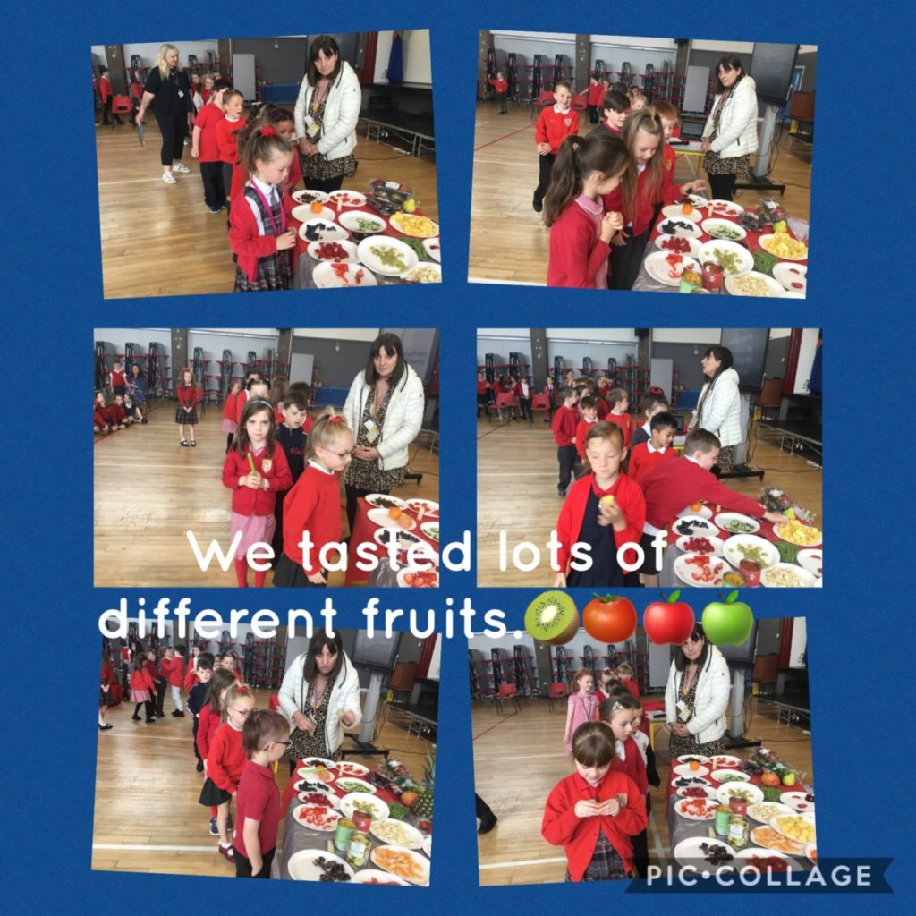 Healthy Eating Assembly🍏🍓🍌