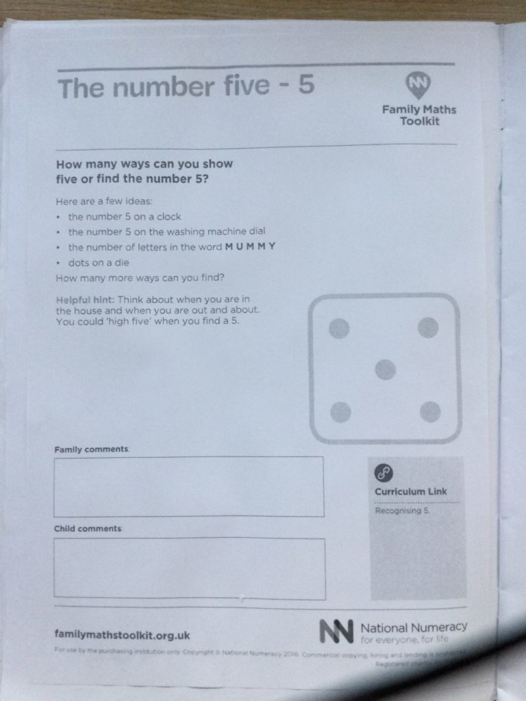 Numeracy Homework | Primary 1 2022/2023