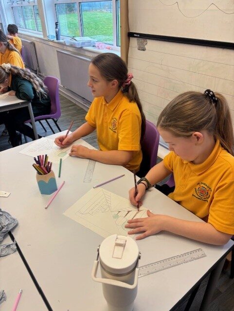 1-point perspective art