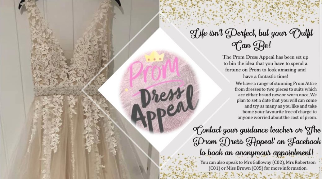 Prom Dress Appeal | Kilmarnock Academy