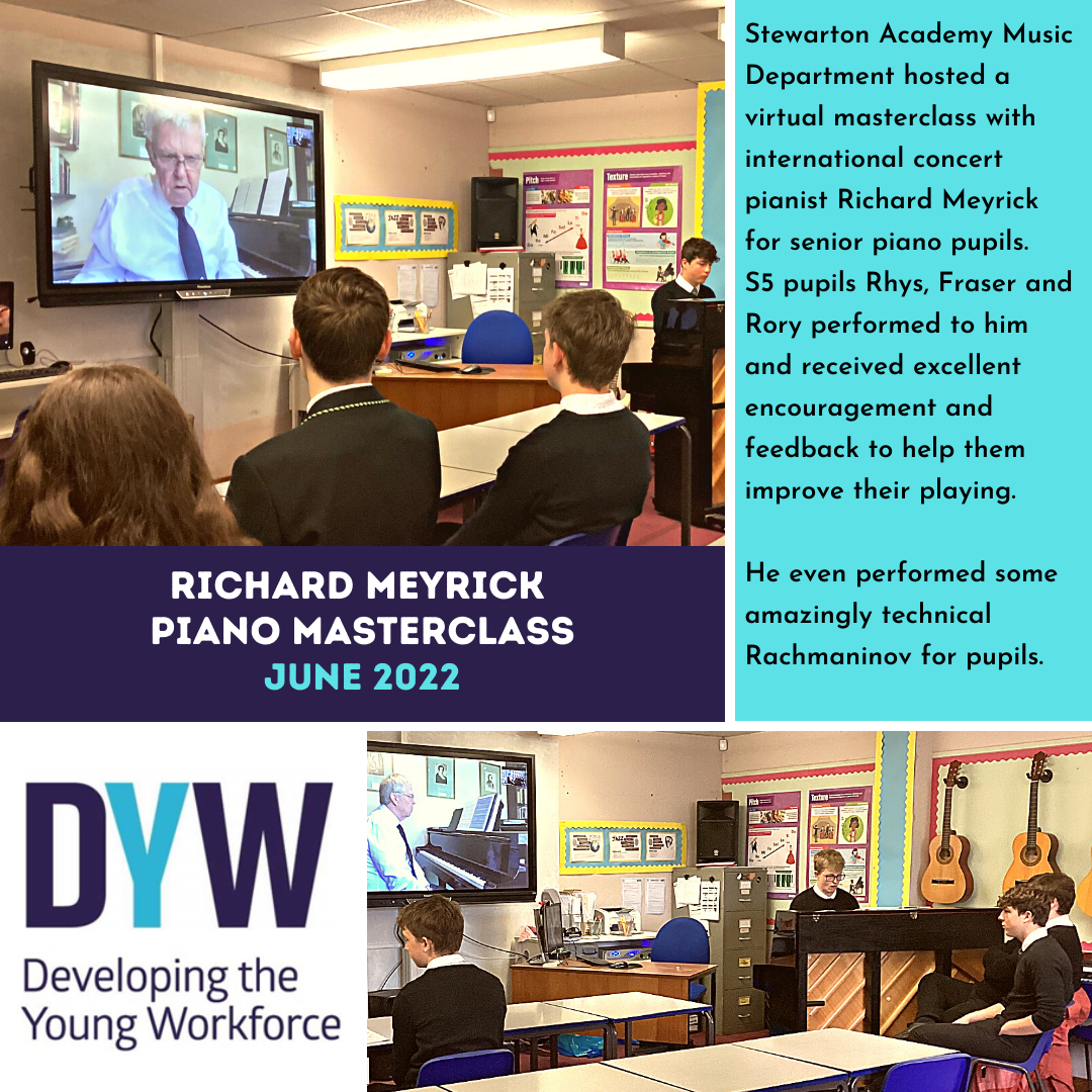 Piano masterclass with Richard Meyrick | Stewarton Academy Music Department