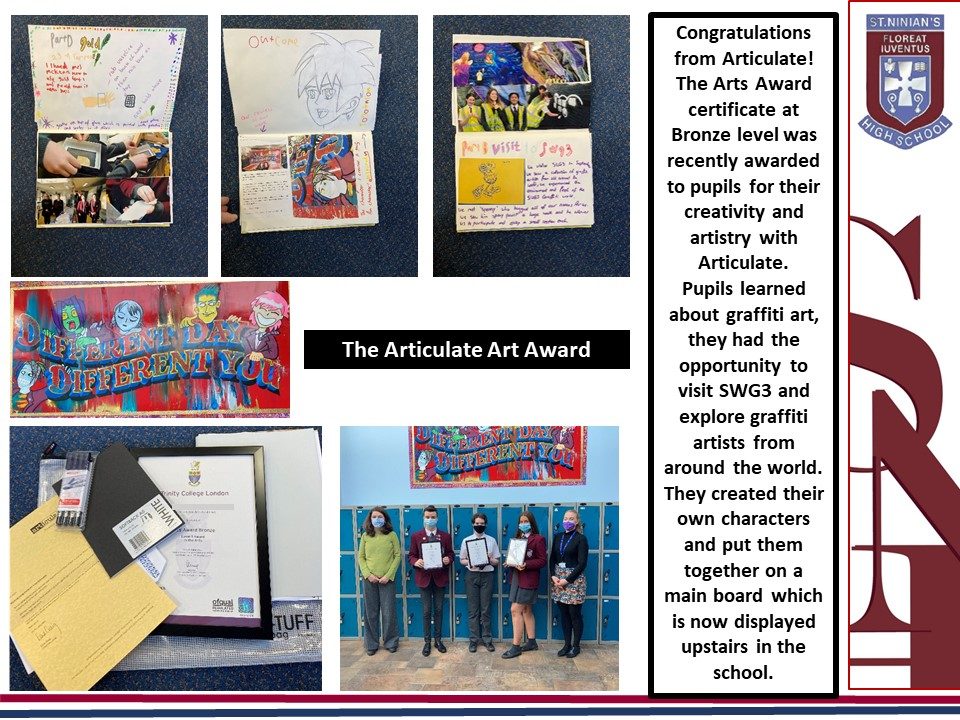 Articulate Art Award – St Ninian's High