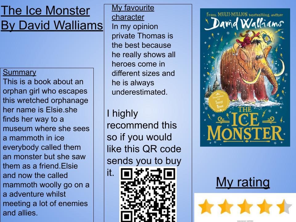 The Ice Monster | P7.28 Blog 2023/24