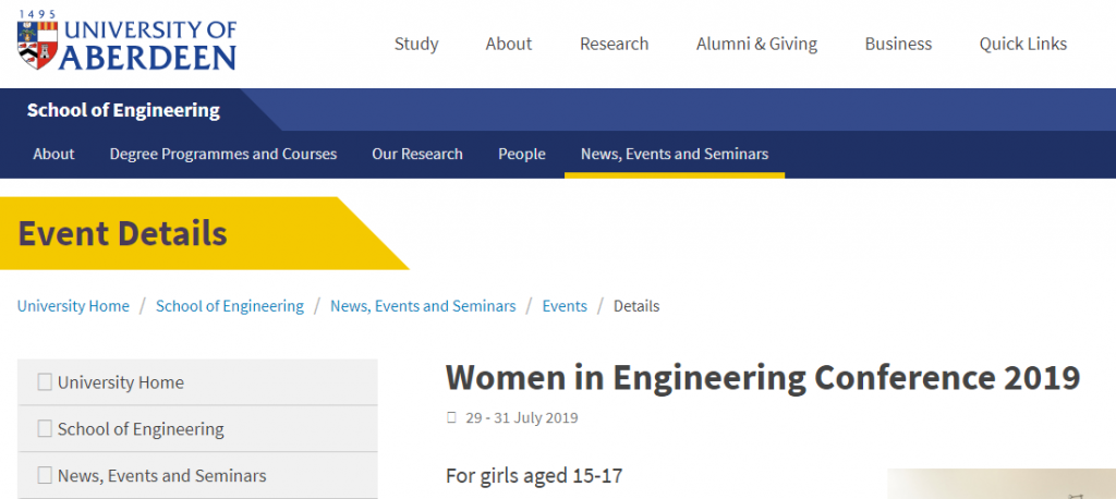 Women in Engineering Conference | Barrhead High