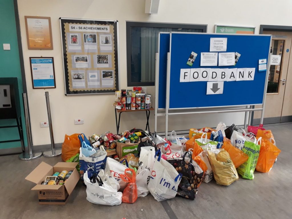 Foodbank Collection | Williamwood High School