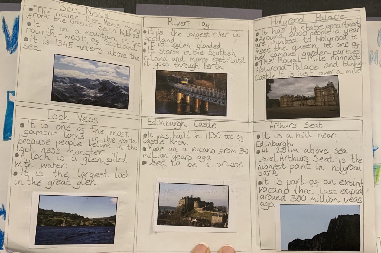 Scotland tourist leaflets | Primary 7/2 2024-2025
